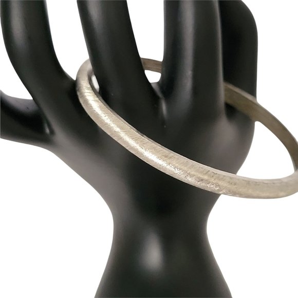 Crown Trifari | Jewelry | Crown Trifari Bangle Bracelet Brushed Silver ...